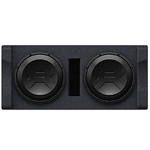 Kenwood Excelon P-XW1221D Ported 2-ohm Dual Loaded Enclosure with Two 12" Subwoofers