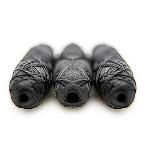 Organic Vegan Bamboo Charcoal Dental Floss X 3 Refill Pack by LILU | with Tea Tree and Peppermint Essential Oils | 3 X 100ft 33m Naturally Waxed | Eco-Friendly Zero Waste