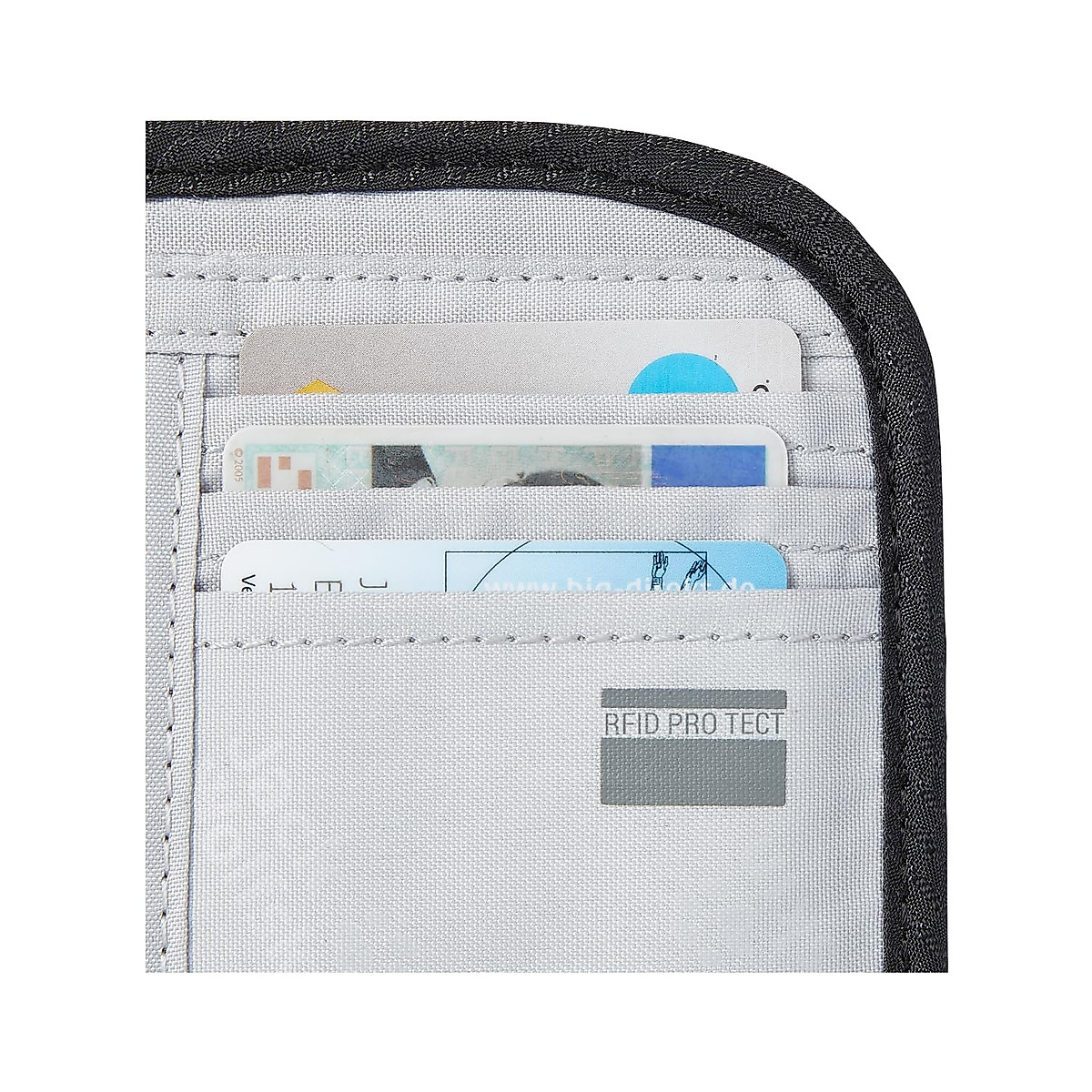 Jack Wolfskin Cashbag Wallet RFID, Phantom, ONE Size