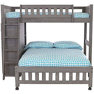 Discovery World Furniture Charcoal Twin Over Full Loft