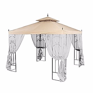 Replacement Canopy Top Cover for Home Depot's Arrow Gazebo - RipLock 500 - Will ONLY FIT Home Depot Arrow Gazebo Model
