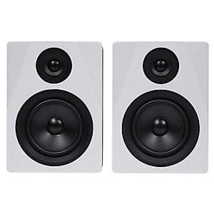 Rockville 2-Way 250W Active/Powered USB Studio Monitor Speakers Pair, 5.25 inch (APM5W)