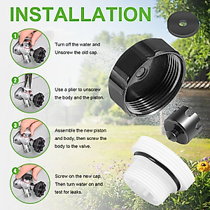 Replaces for VACVBKX1B Vacuum Breaker Replacement Kit for Traditional Anti-Siphon Frost-Free Sillcock Valves