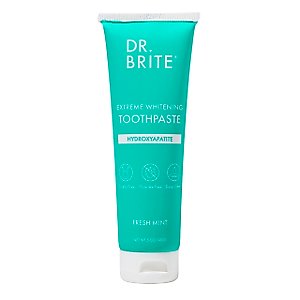 Dr. Brite Mint Natural Whitening Toothpaste with Activated Coconut Charcoal and VIT C, Mint, 5 Ounce (TRTAZ11A)