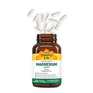 Target-Mins Magnesium with Silica 300 mg 120 Vegetarian Capsules