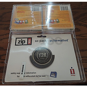 Iomega 100MB Multi-Colored Zip Disk 10 Pack