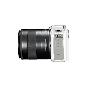 Canon EOS M3 Mirrorless Camera Kit with EF-M 18-55mm Image Stabilization (IS) STM Lens - Wi-Fi Enabled (White)