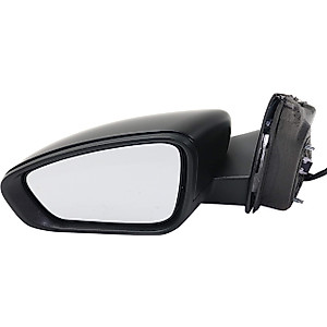 Kool Vue Driver Side Power Heated Mirror for Chrysler 200 2015-2017 Without Signal Light, Blind Spot Monitor, Memory, Puddle Lamp & Auto-Dimming Paintable