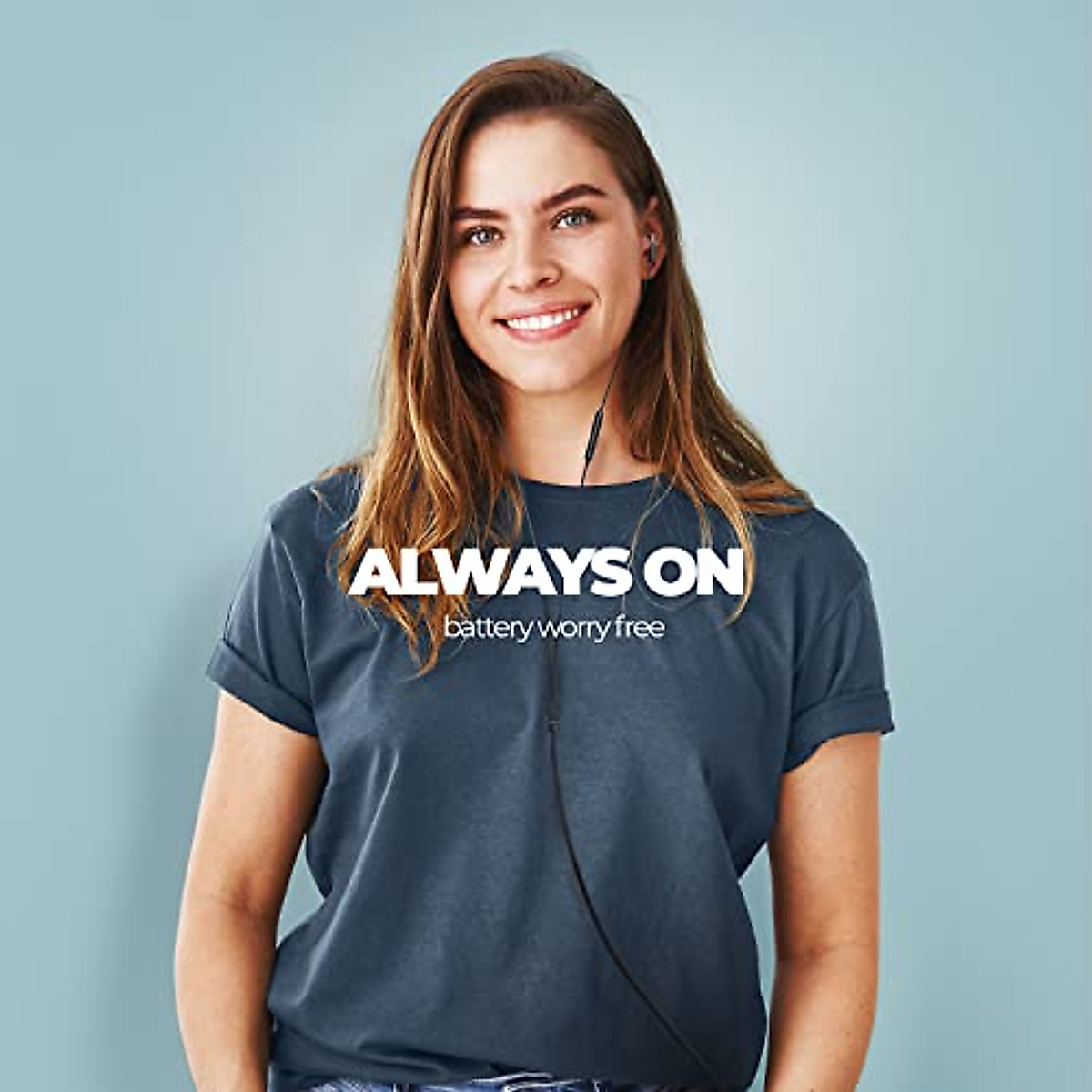 MuveAcoustics Drive Noise Cancelling Headphones Wired Earbuds with Microphone, Best for Computer Gaming Android Phones Corded Earphones with mic, Airplane Travel Case Ear Buds Plug in 3.5mm cord