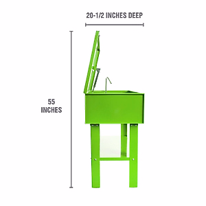OEMTOOLS 24803 Parts Washer with Electric Pump, 40 Gallon Tank with Stand, Solvent Based Parts Washer, Auto Parts Cleaner, Automotive Parts Washer