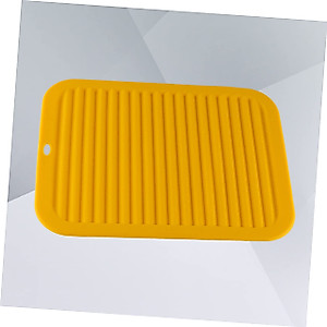 Alipis 3pcs Mat Heart Shaped Rug Sifter for Soil Insulation Pad Pads Drain Tray Coasters for Dining Table Non-Slip Pad Silicone Mat Programmable Coffee Maker Large