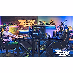 AKRacing Masters Series Max Gaming Chair with Wide Flat Seat, 400 Lbs Weight Limit, Rocker and Seat Height Adjustment Mechanisms - Indigo