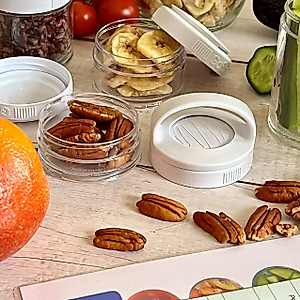 Bariatric Surgery 8 Inch Portion Control Plate x2 Plus 100 Cal Snack Container Set with Instructions for After Gastric Bypass, Sleeve Gastrectomy or Band. Balance Protein, Carbs & Vegetables