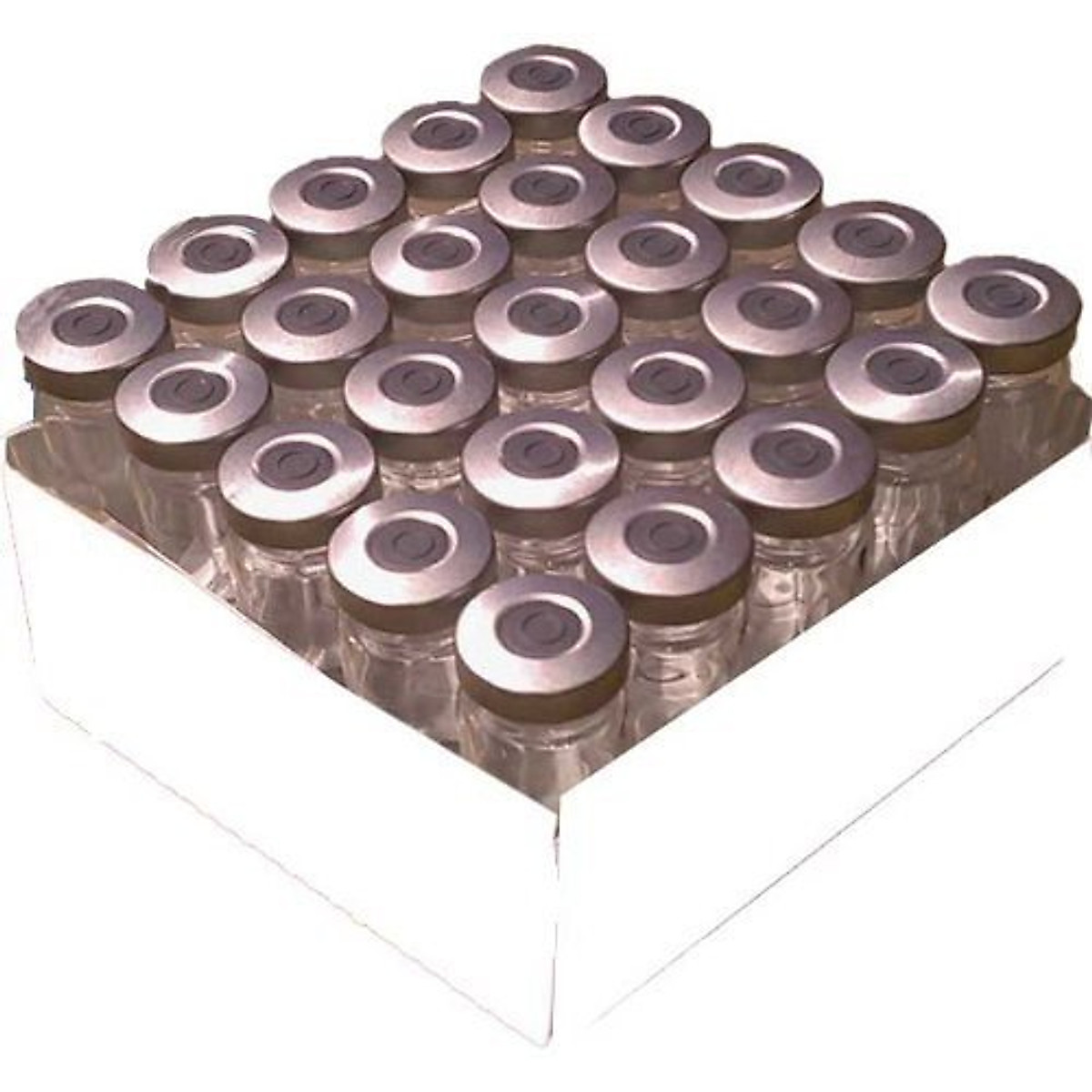 5ml Sterile Injection Vial 25Pk Silver