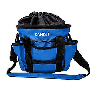 Premium Horse Grooming Kit | 9 Piece Durable Hair groomer Brush Set. Perfect Horse Gift For Beginners or Professional (Blue)