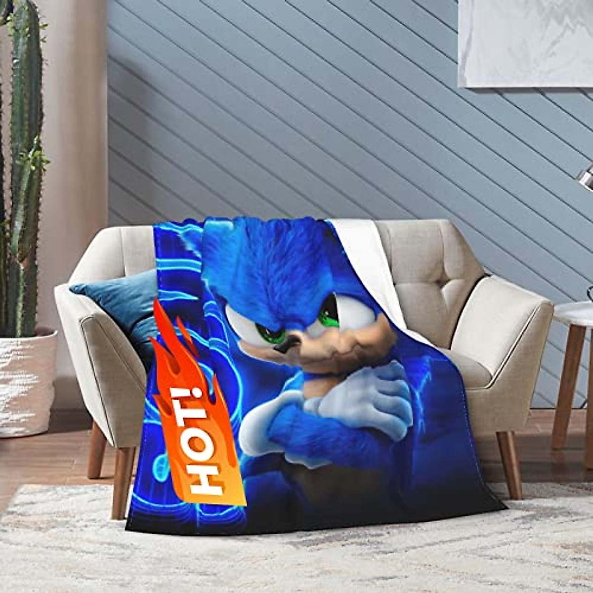 Cartoon Blanket Ultra Soft Micro Fleece Blanket for Bed Couch Living Room,Flannel Throw Blanket for Kids Adults.50 X40