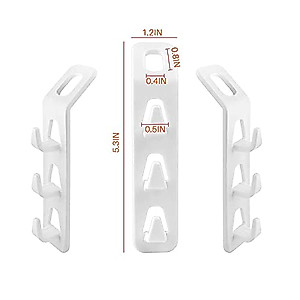 Ismeally Multi-Function Cascading Clothes Hanger Hooks Multi-Layer Cabinet Clothes Connection Folding Storage Clothes Rack Hanger Organizer for Closet Organizer (16Pcs)