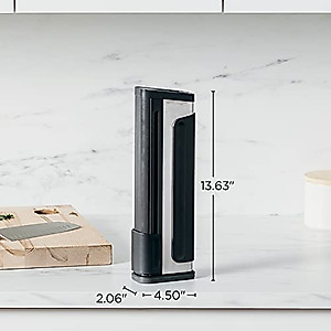 Ninja K31300 Foodi NeverDull System Knife Sharpener, Stainless Steel, Gray