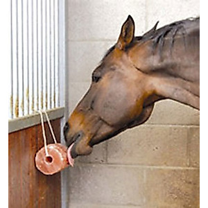 Himalayan Salt Licks Hanging 5 lb w/Rope for Horse, Equine, Cattle, Livestock, Llama, Goat, and/or Sheep