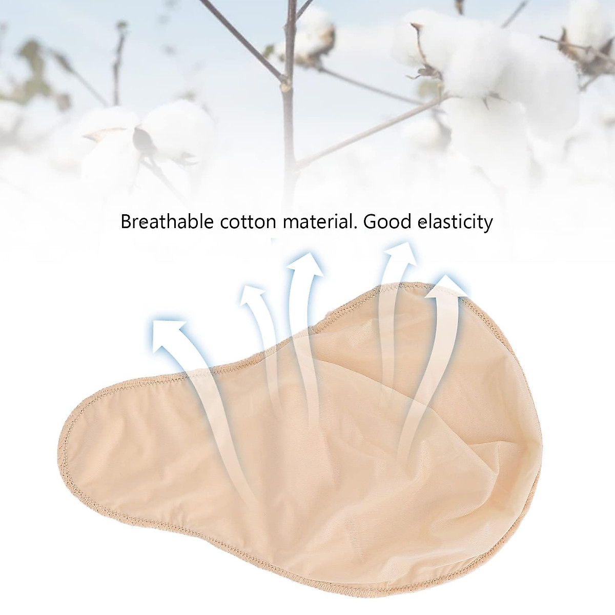Mastectomy Breast Pockets, Fake Breast Protective Case Breathable Dustproof Mastectomy Breast Prosthesis Bra (Lt)