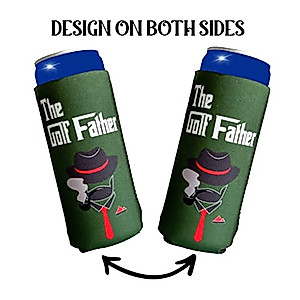 Coozie Kings Funny Golf Coozies - Great Gift for Any Golfer - Neoprene Can Coozies to Keep your Cans Cool for All 18 Holes - 6 Pack (Slim/Seltzer Can)