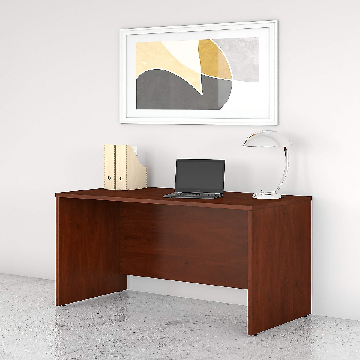 Bush Business Furniture Studio C Office Desk, 60W x 30D, Hansen Cherry