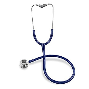 Revival Pediatric Neonatal Stainless-Steel Dual Head Stethoscope for Infant Care, Pediatricians, Neonatologist, Nurses and Medical Students with tunable Diaphragm, Latex Free tubing (Blue)