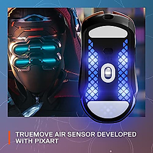 SteelSeries Aerox 5 Wireless – Destiny 2: Lightfall Edition – Lightweight 74g Gaming Mouse – 18000 CPI – TrueMove Air Optical Sensor – Water Resistant – 180+ Hour Battery Life – Free in-Game Items