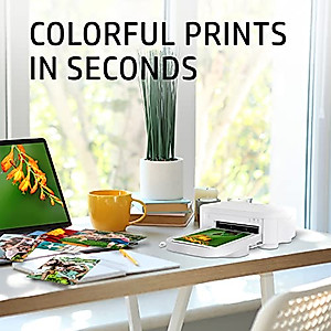HP Sprocket Studio Plus 4 x 6” Photo Paper and Cartridges (Includes 216 Sheets and 4 Cartridges) – Compatible only with HP Sprocket Studio Plus Printer