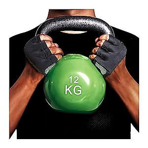 ROltin Wrist Protector Gym Fitness Half Finger Gloves Men Women Workout Gloves Powerlifting Bodybuilding Hand Protection for Wrist Protection (Color : Pink, Size : Large)