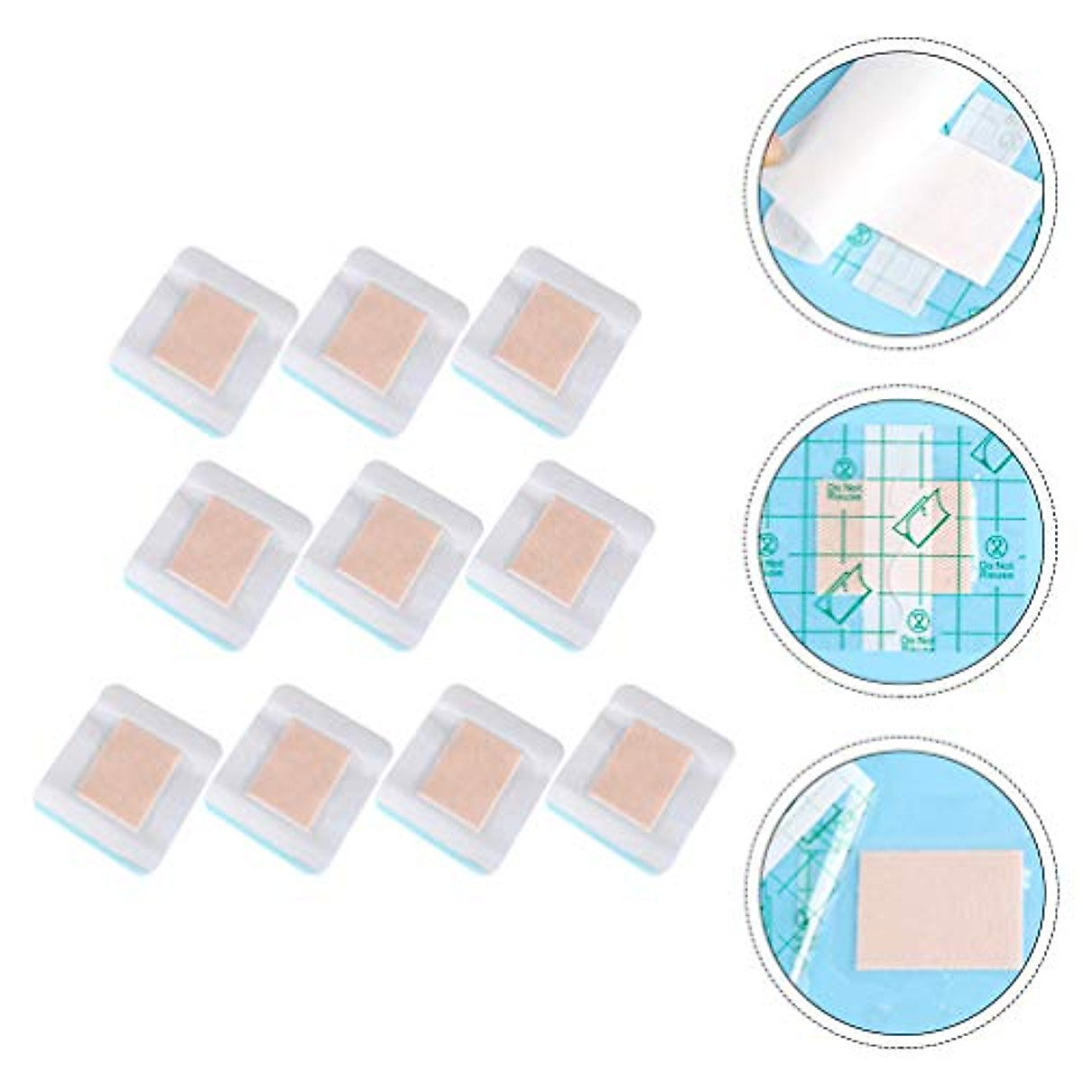NUOBESTY 10pcs Baby Navel Sticker Waterproof Umbilical Cord Patch Swimming Bathing Infant Abdominal Binder Belly Button Protectors