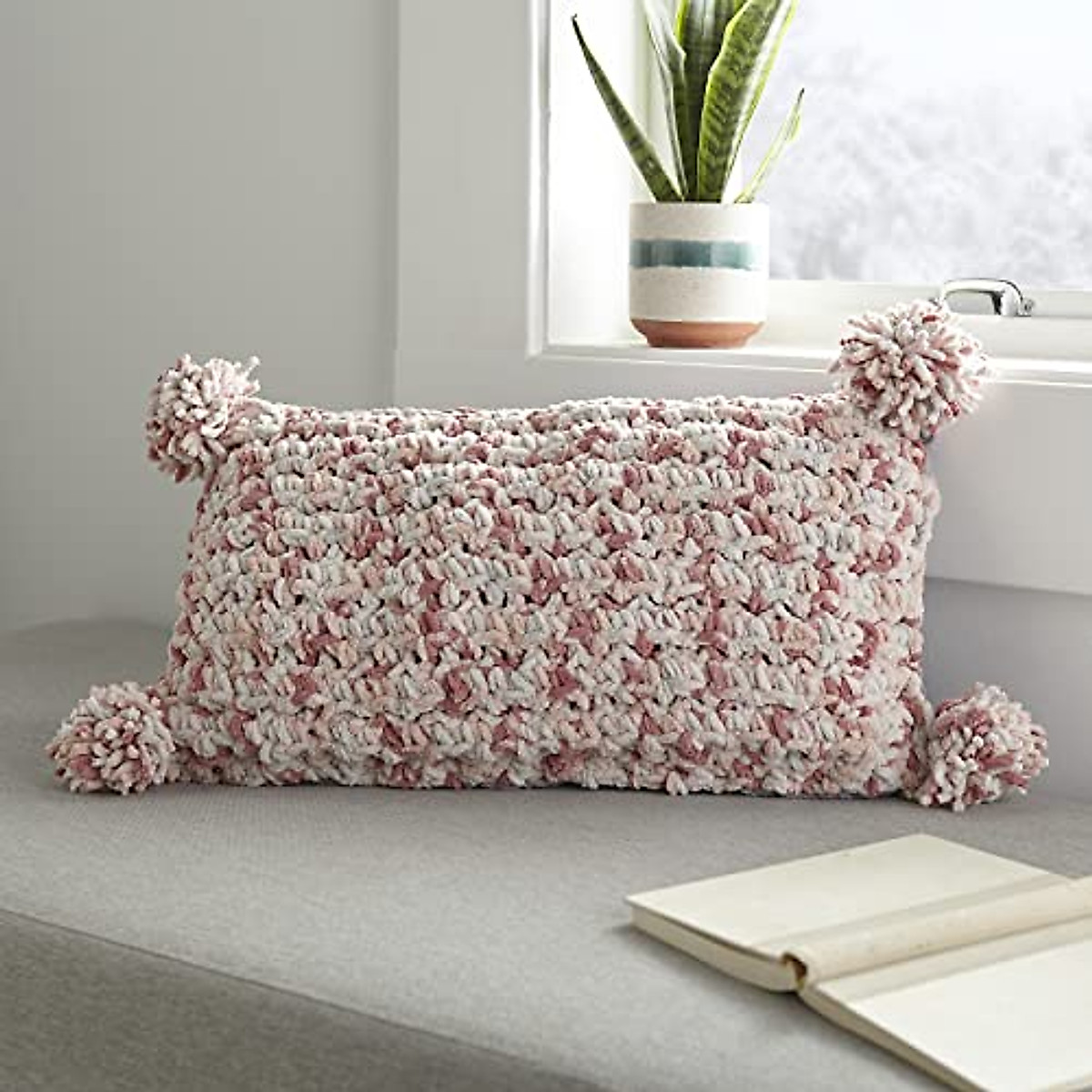 Crafted By Catherine Polar-ized Multi Yarn - 2 Pack (213 Yards Each Skein), Baby Blue Multi, Gauge 6 Super Bulky