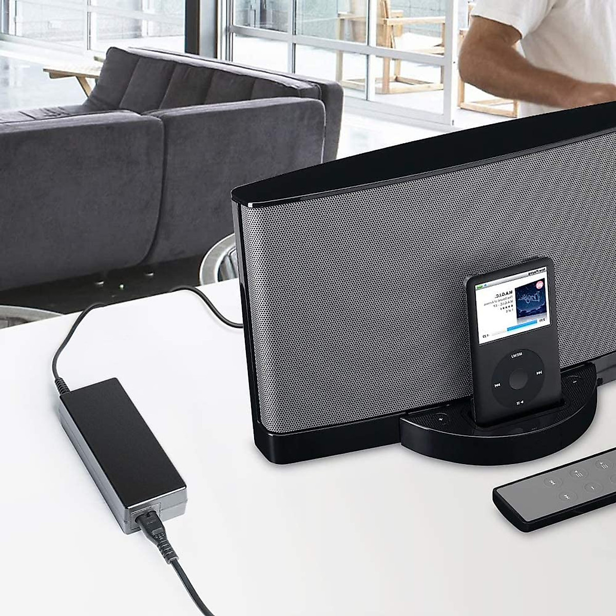 KFD AC DC Adapter Power Supply Cord for Bose SoundDock Series 2 3 II III: Wall Power Ac Adapter 310583-1130 310583-1200 Music System PSC36W-208 Wireless Speaker (NOT for 4-PIN Adapter)