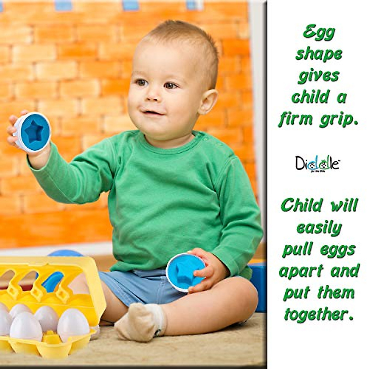 Color & Shapes Matching Egg Toy for Toddlers