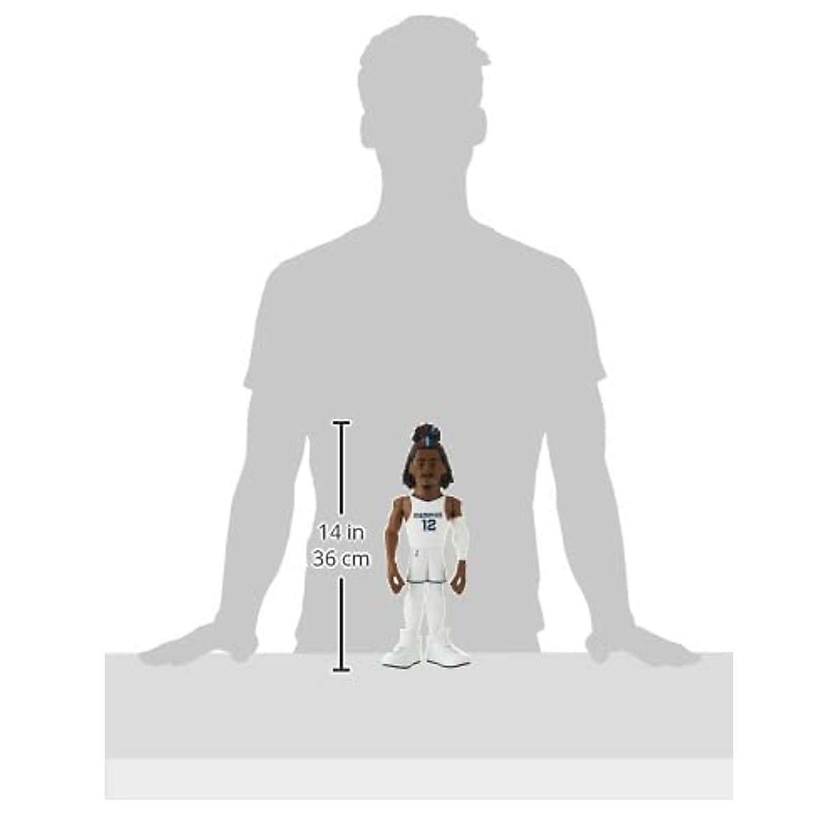 Funko Gold Vinyl: NBA - Ja Morant, Memphis Grizzlies, 12 Inch Premium Vinyl Figure with Chase (Styles May Vary)