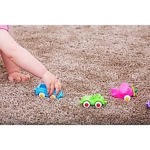 VIKINGTOYS Viking Toys - Mini Chubbies Pastel Gift Set - Includes 7 Colorful 2.75" Vehicles, for Kids Ages 1 Year +