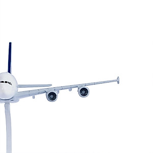 Bswath Model Airplane 1:400 Scale Model FedEx Airbus 380 Model Plane Metal Plane Model Die-cast Alloy Airplanes for Gift and Collection