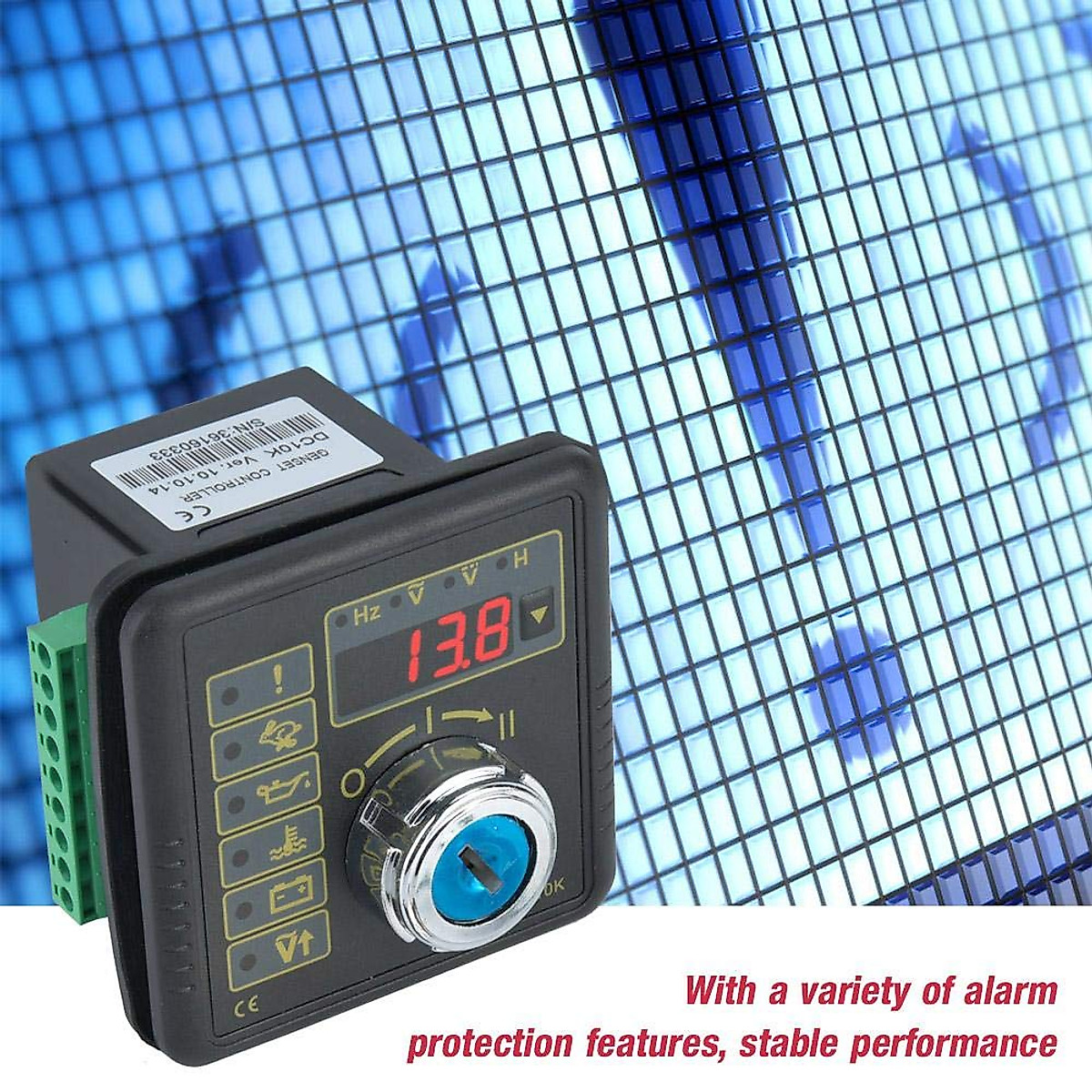 YWBL-WH Generator Controller Module DC10K Engine Manual Start Generator Controller Control Module Control Panel,