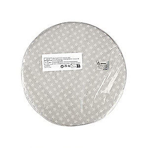 Zicac Kids' Anti-Slip Chair Booster Seat-High Chair Pad Heightening Dismountable Round Cushion (Gray)