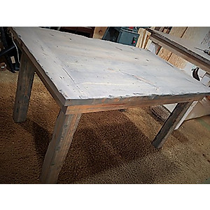 Farm Table with Spindle Legs - Solid Wood Trinity Class Table