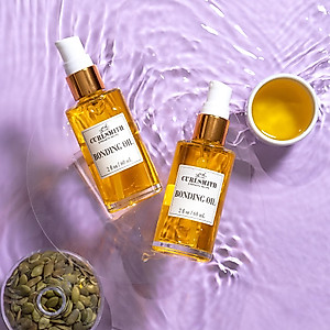 CURLSMITH – Bonding Oil, Lightweight Finishing Oil, For All Hair Types Including Dry & Damaged (60ml/2 fl oz)