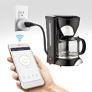 TOPGREENER TGWF115PRM Wi-Fi Plug with Energy Monitoring, Smart Outlet, Control Lights and Appliances from Anywhere, No Hub Required, White, Works with Amazon Alexa and Google Assistant - Amazon Vine