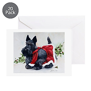 CafePress Christmas Greeting Cards Greeting Card (20-pack), Note Card with Blank Inside, Birthday Card Glossy