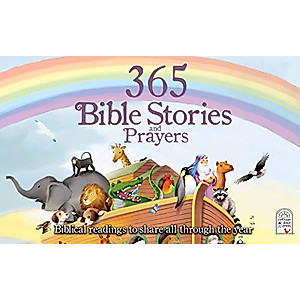 365 Bible Stories and Prayers Padded Treasury - Gift for Easter, Christmas, Communions, Baptism, Birthdays (Little Sunbeams)