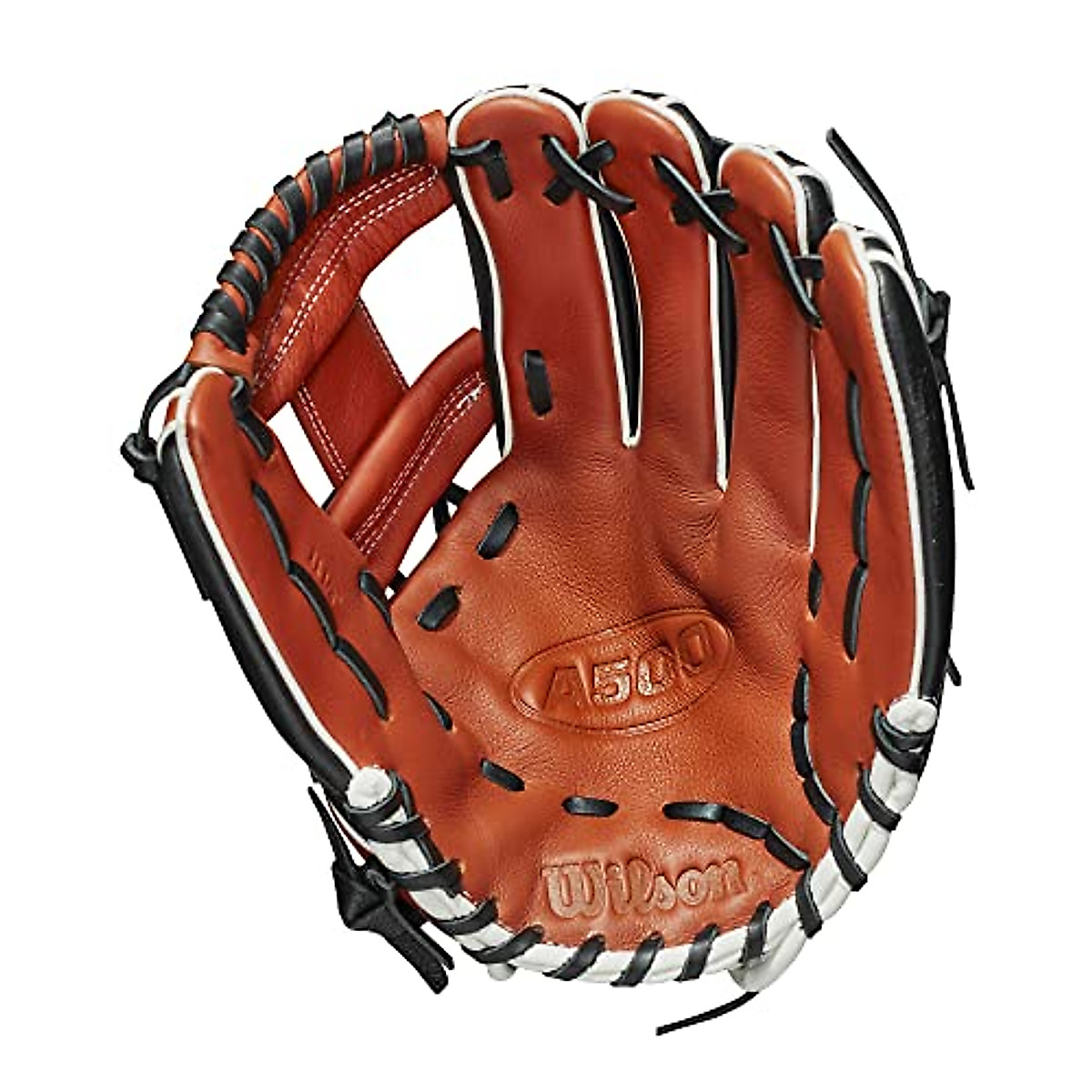 WILSON A500 Baseball 11.5" - Right Hand Throw,11.5",Copper, Large (WBW100148115)