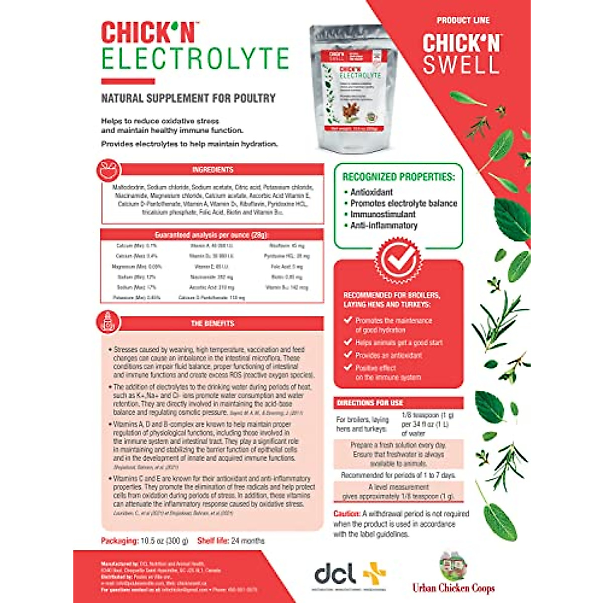 Chick'N Electrolyte for poultry