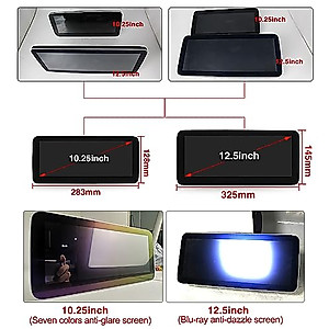 Android 12 Double Din Stereo Car GPS Multimedia Radio for Mercedes-Benz C-Class W205 GLC V-Class Car Stereo Head Unit Support 4G WiFi Bluetooth SWC Carplay,Qualcomm 450 4+64GB 12.5 inch