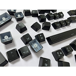 LuoMGDYSS 104 Key ABS Black Keycap Set for Corsair K70 K65 Mechanical Gaming Keyboard