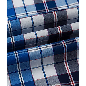 Double Pump Mens Button Down Shirts Cotton Long Sleeve Shirts Regular Fit (SL01A,M)