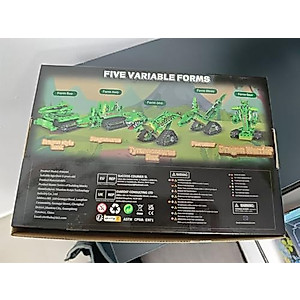 AKWME RC Robot Building Set - 5 in1 T. rex Toy with APP or Remote Control, DIY Engineering Robotics/Mech Dinosaur/Dragon Warrior/Pterosaur/Stegosaurus STEM Birthday Gifts for Kids 6-12 Years Old